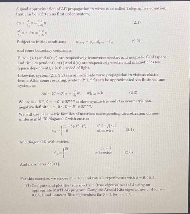 Solved A good approximation of AC propagation in wires is | Chegg.com