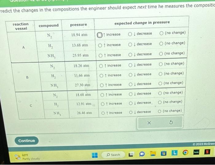 Solved A chemical engineer is studying the following | Chegg.com