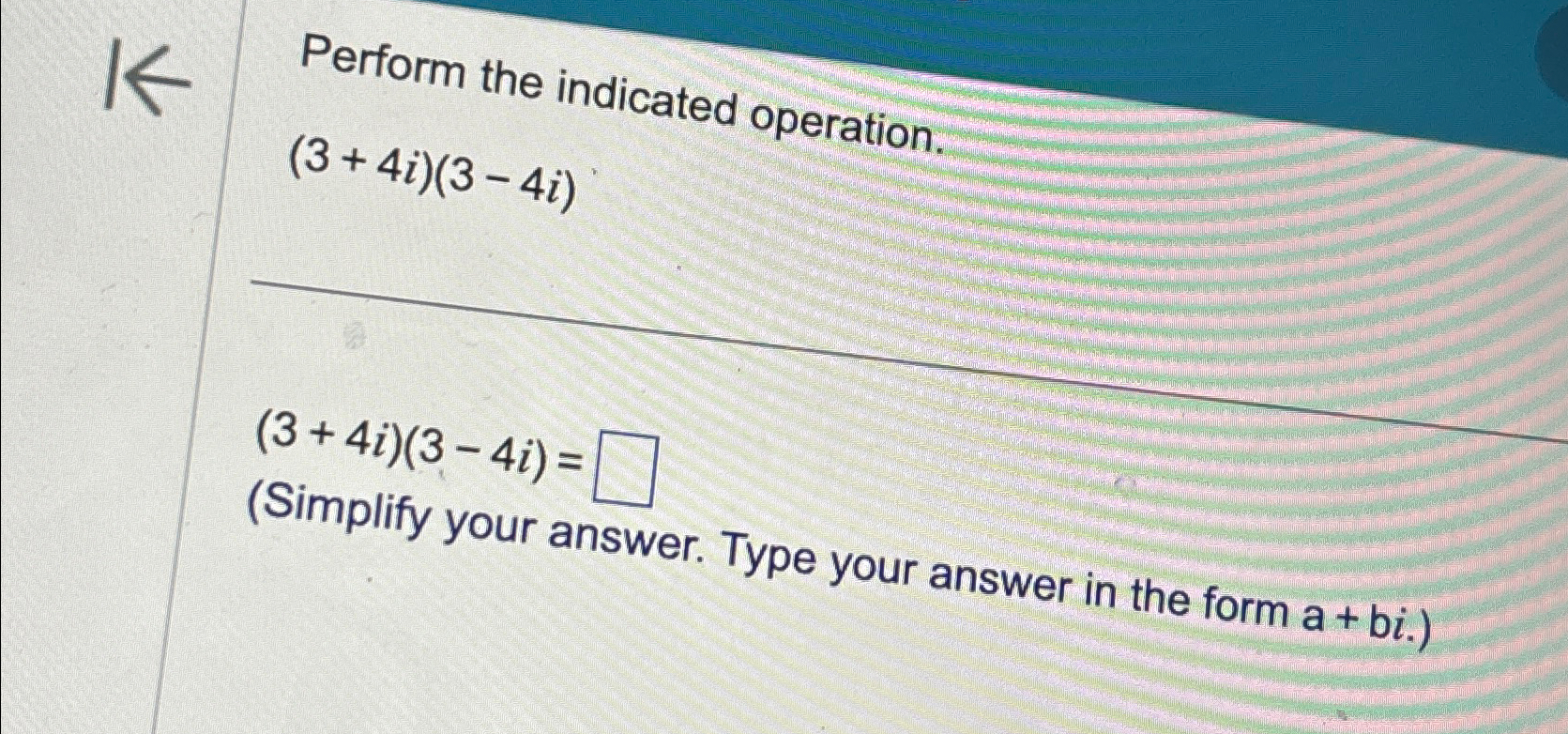 Solved Perform the indicated | Chegg.com