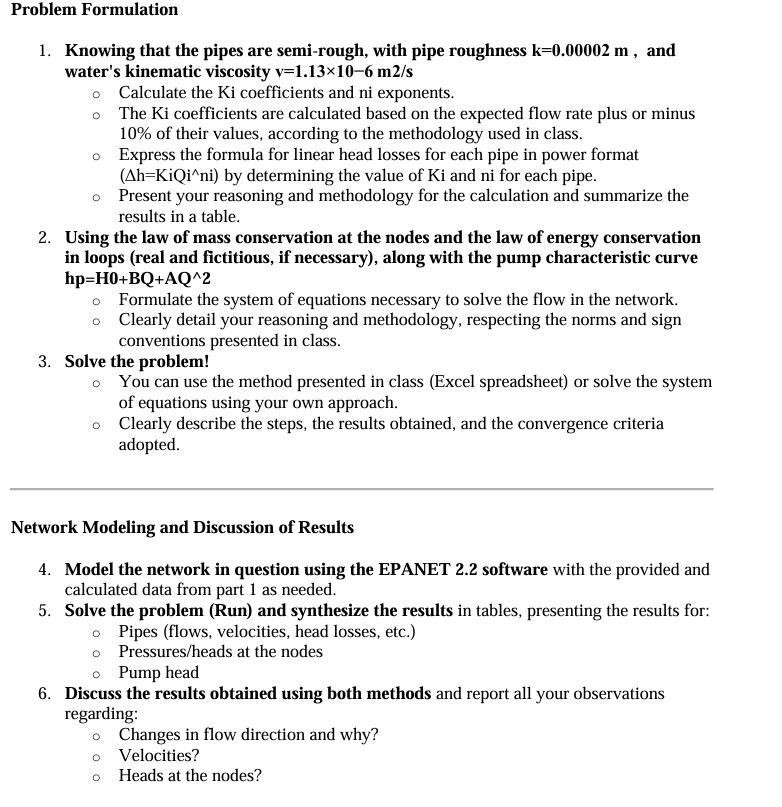 Solved Problem FormulationKnowing that the pipes are | Chegg.com