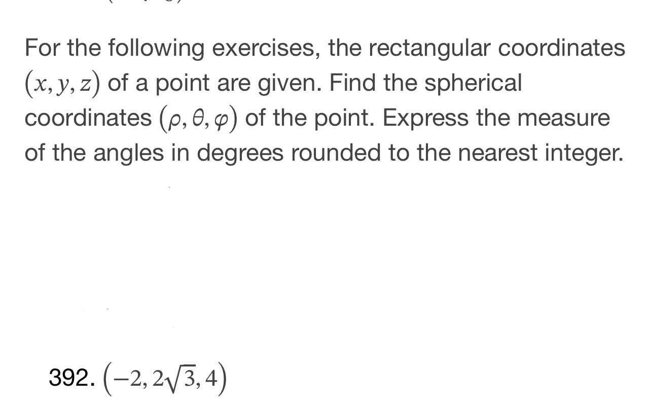 Solved For the following exercises, the rectangular | Chegg.com