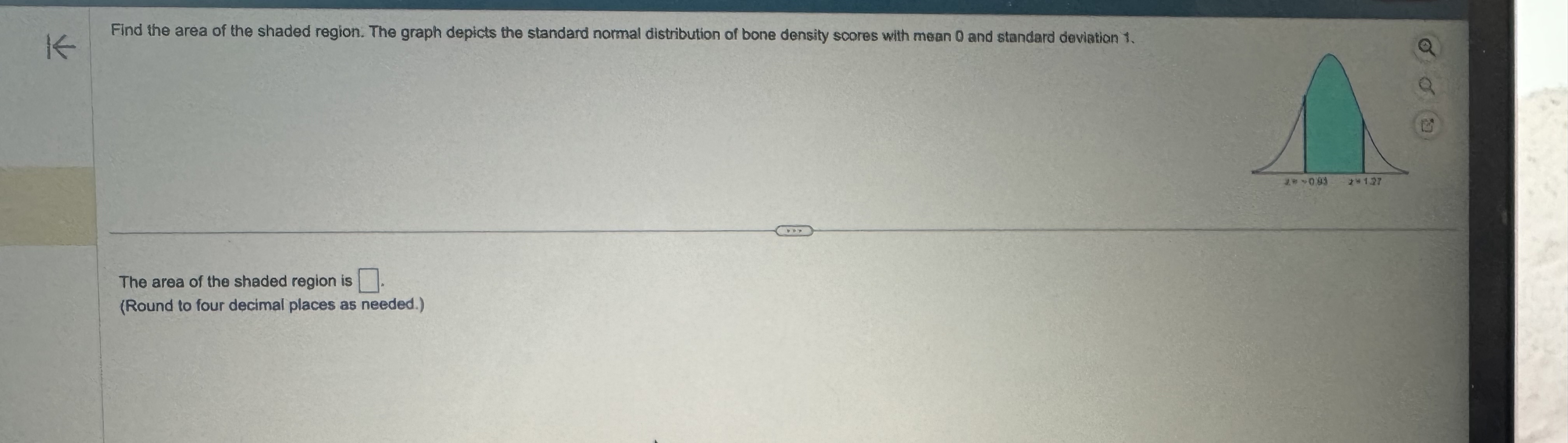 Solved Find the area of the shaded region. The graph depicts | Chegg.com