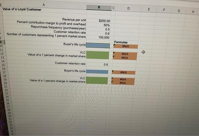 Solved Excel Online Activity: VLC Assume that a customer in | Chegg.com