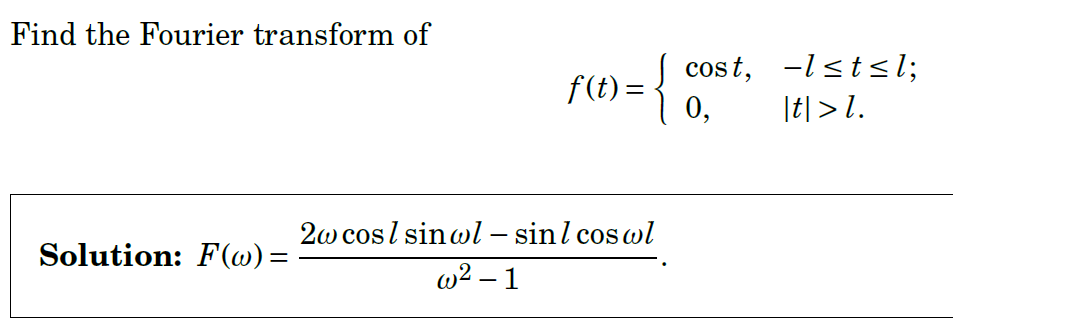 Solved Find the Fourier transform | Chegg.com