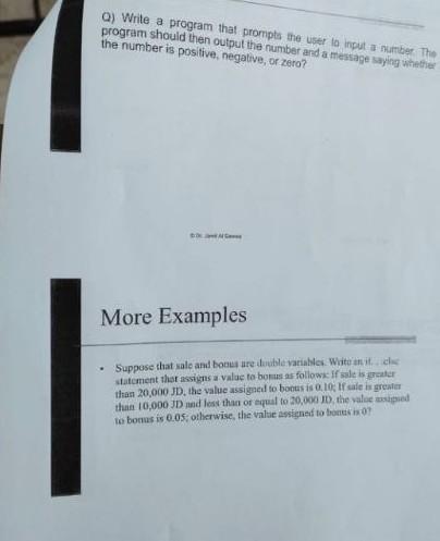 Solved ay Write a program that prompts the user to input a | Chegg.com