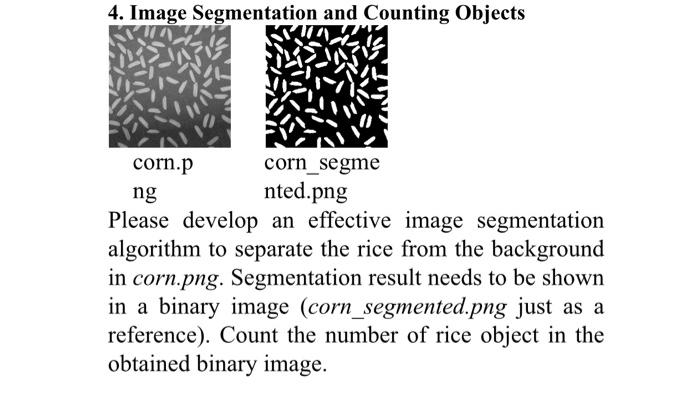 Solved 4. Image Segmentation and Counting Objects Please | Chegg.com