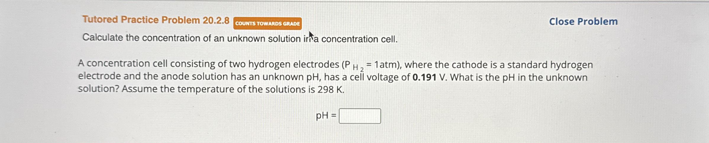 Solved Tutored Practice Problem 20.2.8COUNIS TOWARDS | Chegg.com
