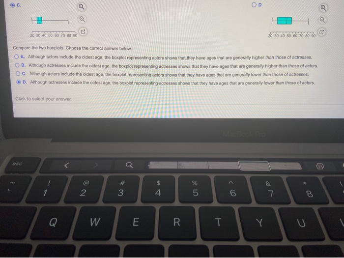 Solved III Que Use the same scale to construct boxplots for | Chegg.com