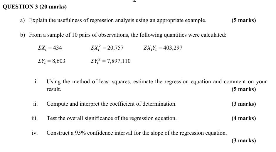 Solved QUESTION 3 (20 ﻿marks)a) ﻿Explain the usefulness of | Chegg.com
