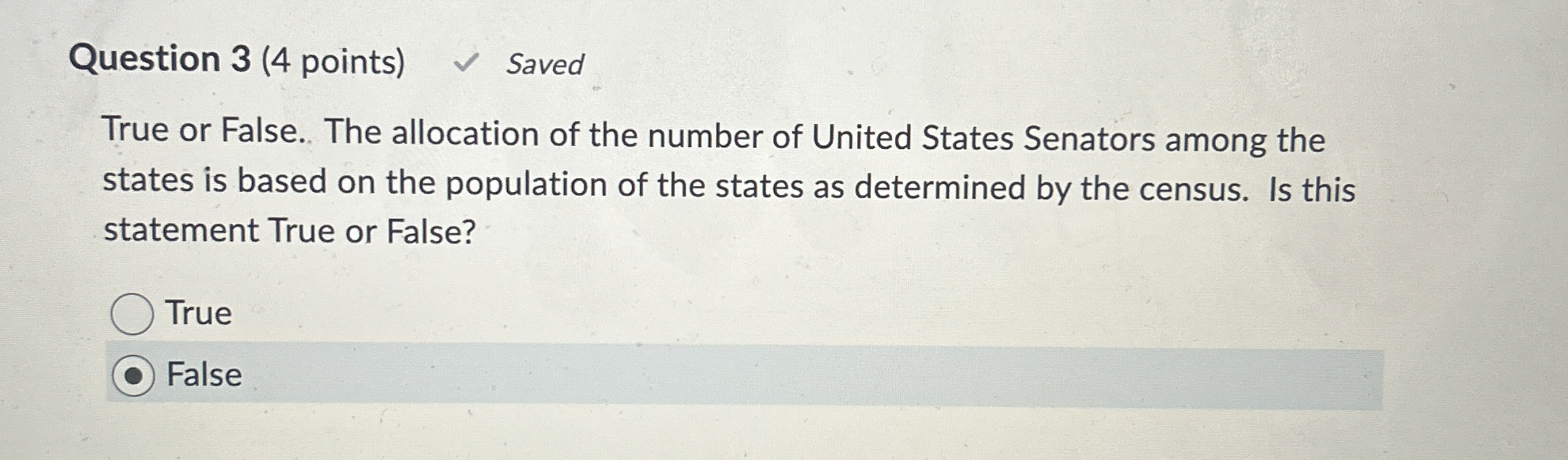 Solved Question 3 (4 ﻿points)True or False. The allocation | Chegg.com