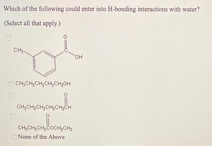 Solved In which of the following pure compounds would | Chegg.com