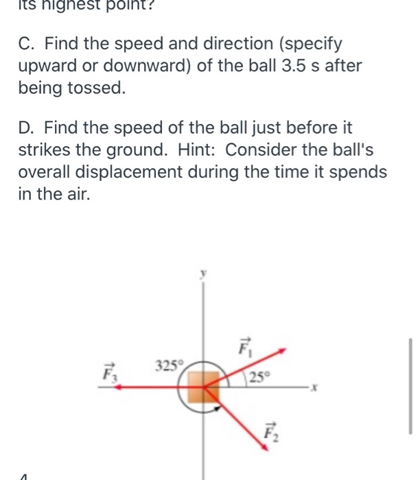 Solved 3. Ground A ball is tossed vertically upward from the | Chegg.com