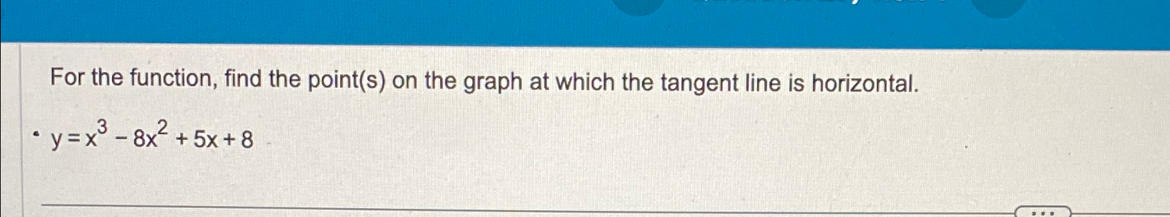 Solved For the function, find the point(s) ﻿on the graph at | Chegg.com