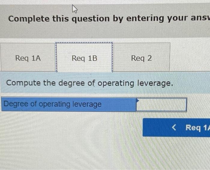 Solved Exercise 6-15 Operating Leverage (L06-1, LO6-8) Magic | Chegg.com
