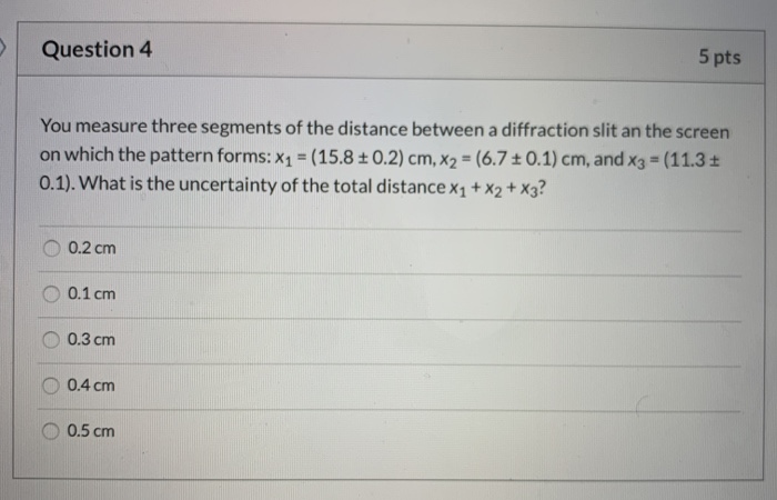 Solved ion 4 5 Pts You Measure Three Segments Of The Chegg Solved ion 4 5 Pts You Measure Three Segments Of The Chegg