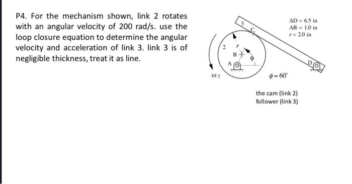 Solved Homework No. 1 Vector Loop Closure Equation Your | Chegg.com