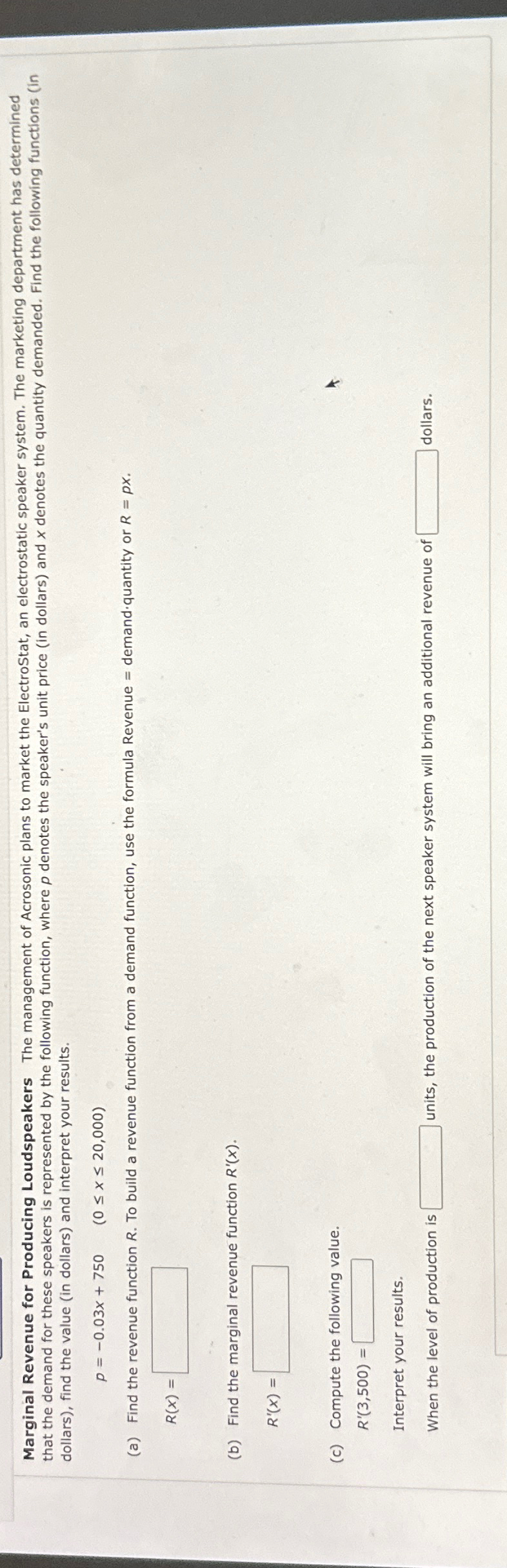 Solved dollars), ﻿find the value (in dollars) ﻿and interpret | Chegg.com