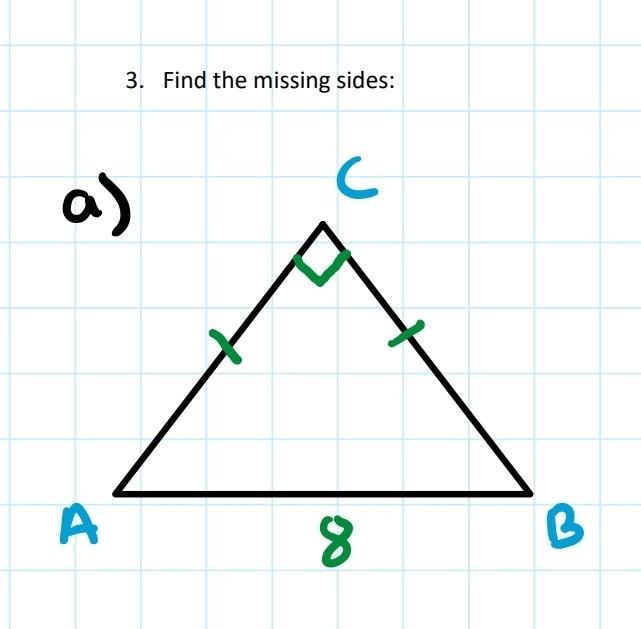 Solved Find the missing sides: | Chegg.com