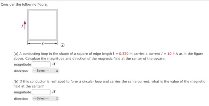 Solved Consider the following figure. (a) A conducting loop | Chegg.com