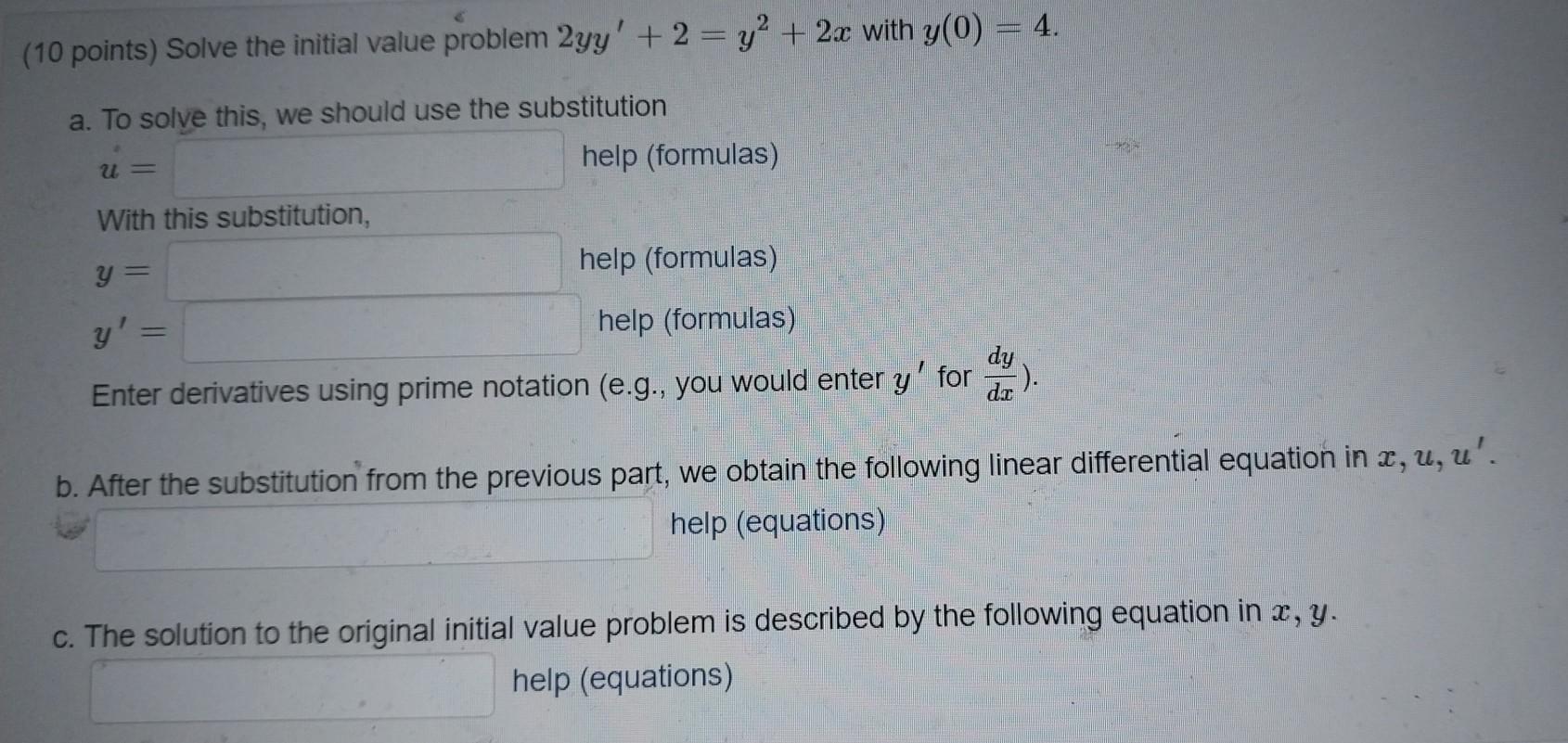 Solved (5 points) Determine whether each first-order | Chegg.com