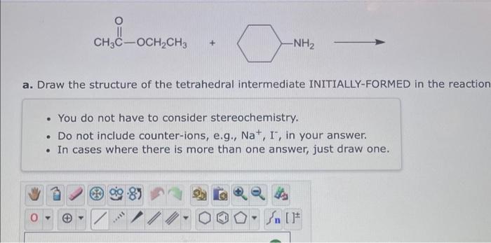 Solved NaOH,H2O a. Draw the structure of the tetrahedral | Chegg.com