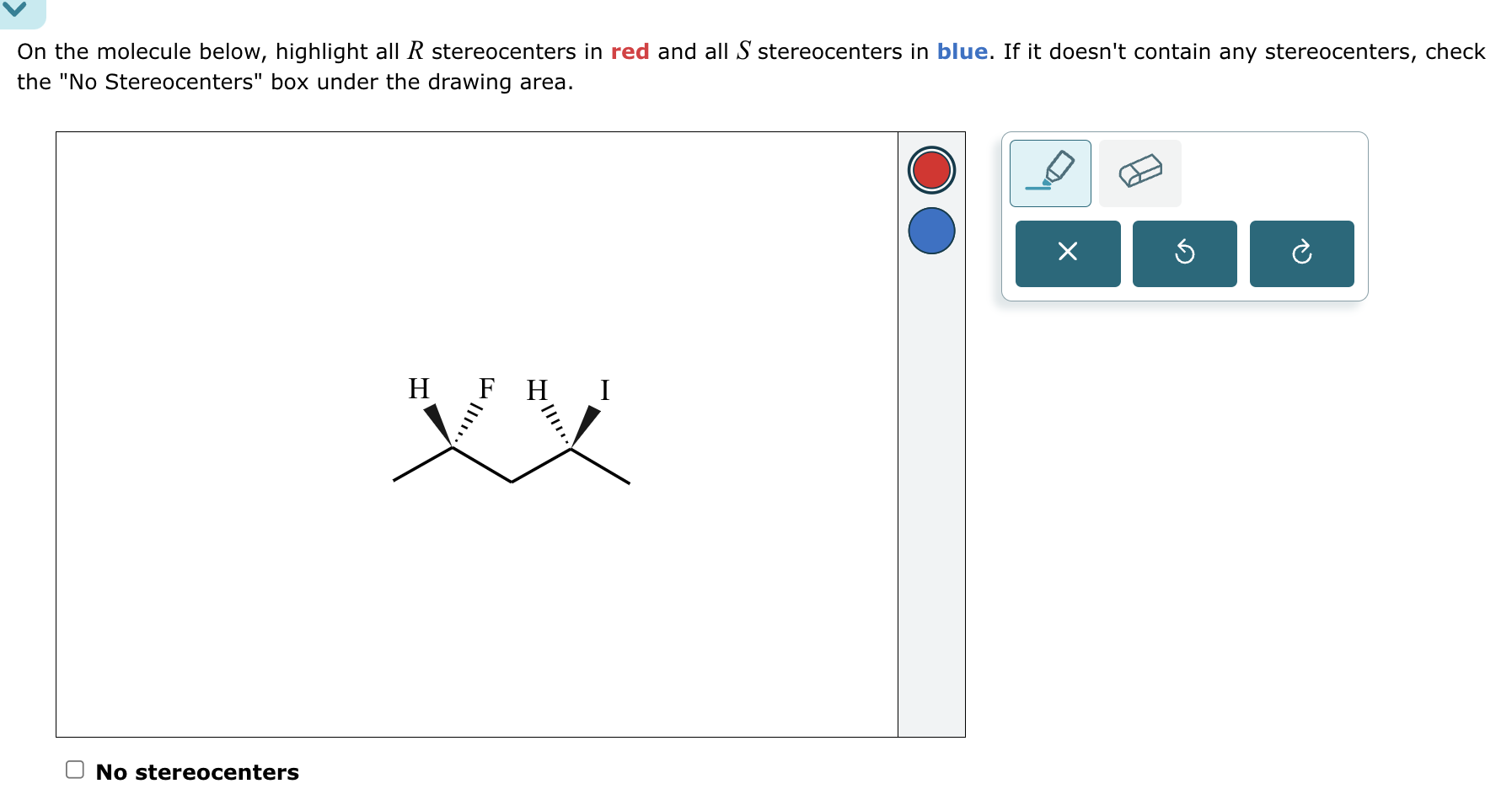 Solved On the molecule below, highlight all R stereocenters | Chegg.com