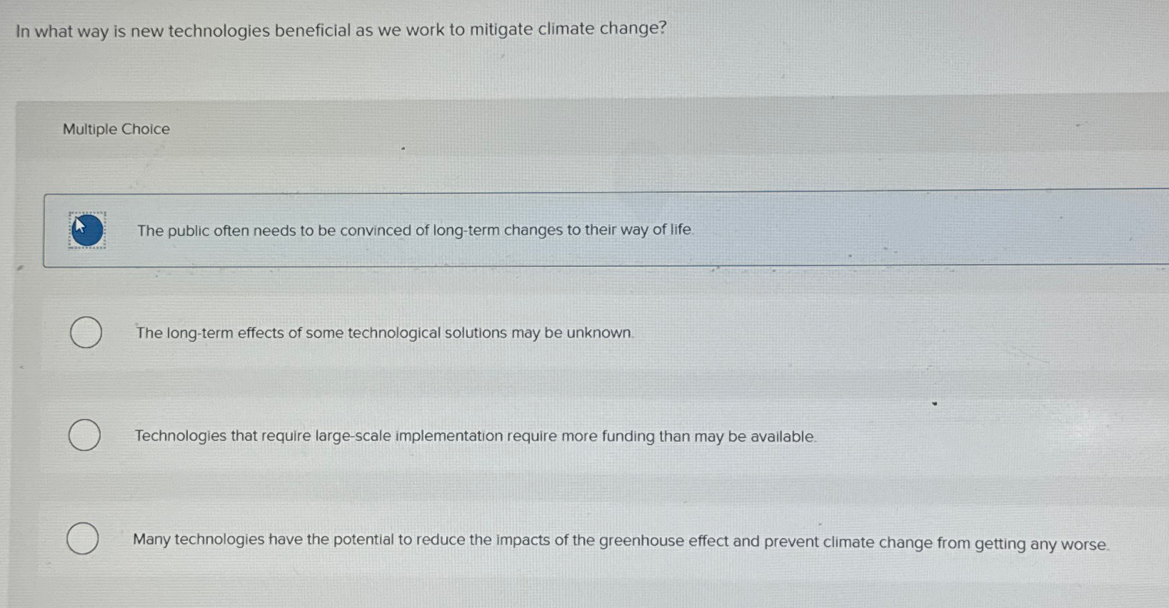 Solved In what way is new technologies beneficial as we work | Chegg.com