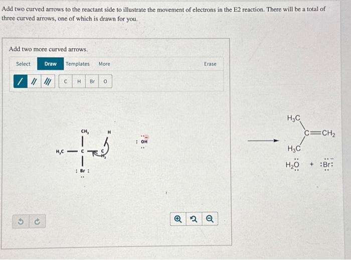 Solved Add two curved arrows to the reactant side to | Chegg.com