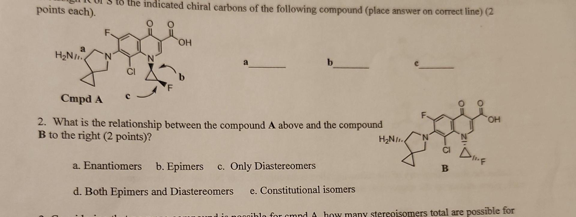 Solved points each). a b c 2. What is the relationship | Chegg.com