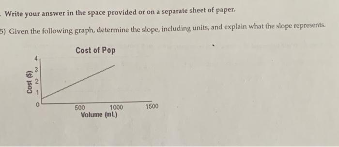 Solved - Write your answer in the space provided or on a | Chegg.com