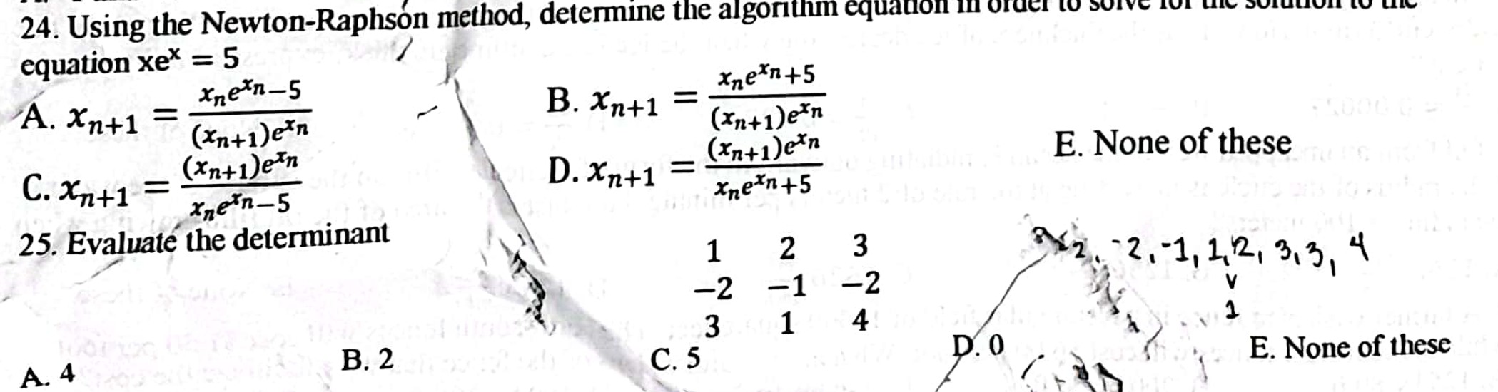 Solved Using the Newton-Raphson method, determine the | Chegg.com
