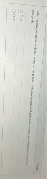 Solved After learning to interact with each other, diverse | Chegg.com