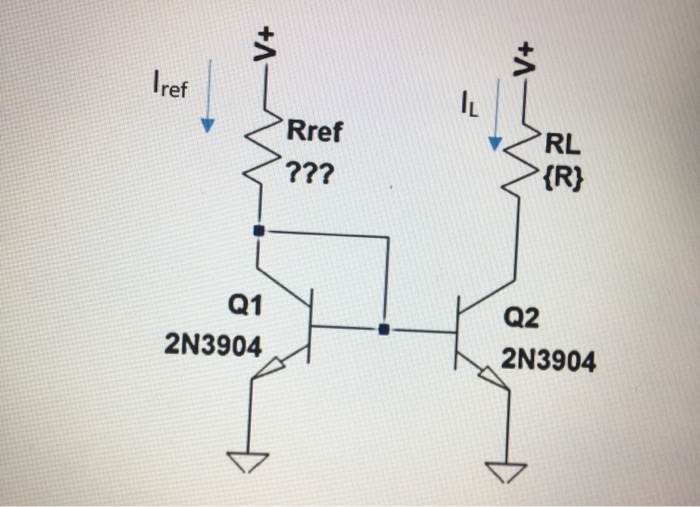 Solved Solve for the Reference Resistor (Rref) needed to set | Chegg.com