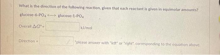 Solved What is the direction of the following reaction, | Chegg.com