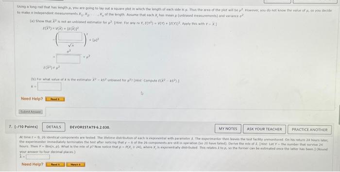 Solved 10 Points Devorestat9 62030 Your Answer To 