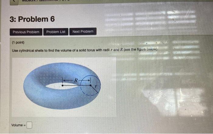 Solved Use cylndrical shells to find the volume of a solid | Chegg.com