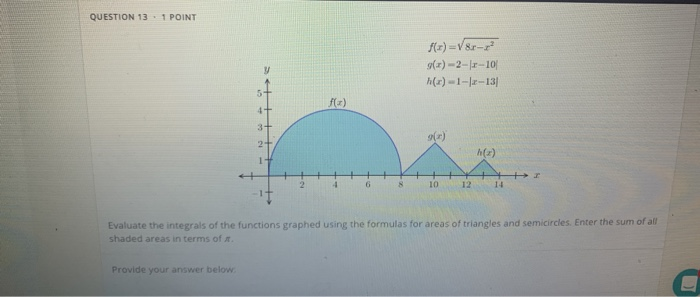Solved QUESTION 11 1 POINT Given the function f(x) = -X = 2, | Chegg.com
