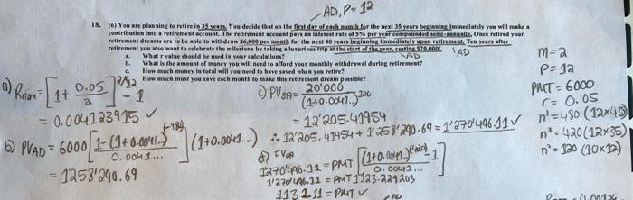 Solved Using the TVM Money Formula Sheet, is question B) | Chegg.com