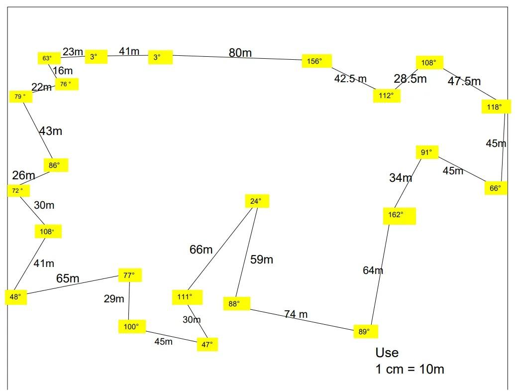Solved 1. Objectives: 1. To determine the area of a traverse | Chegg.com