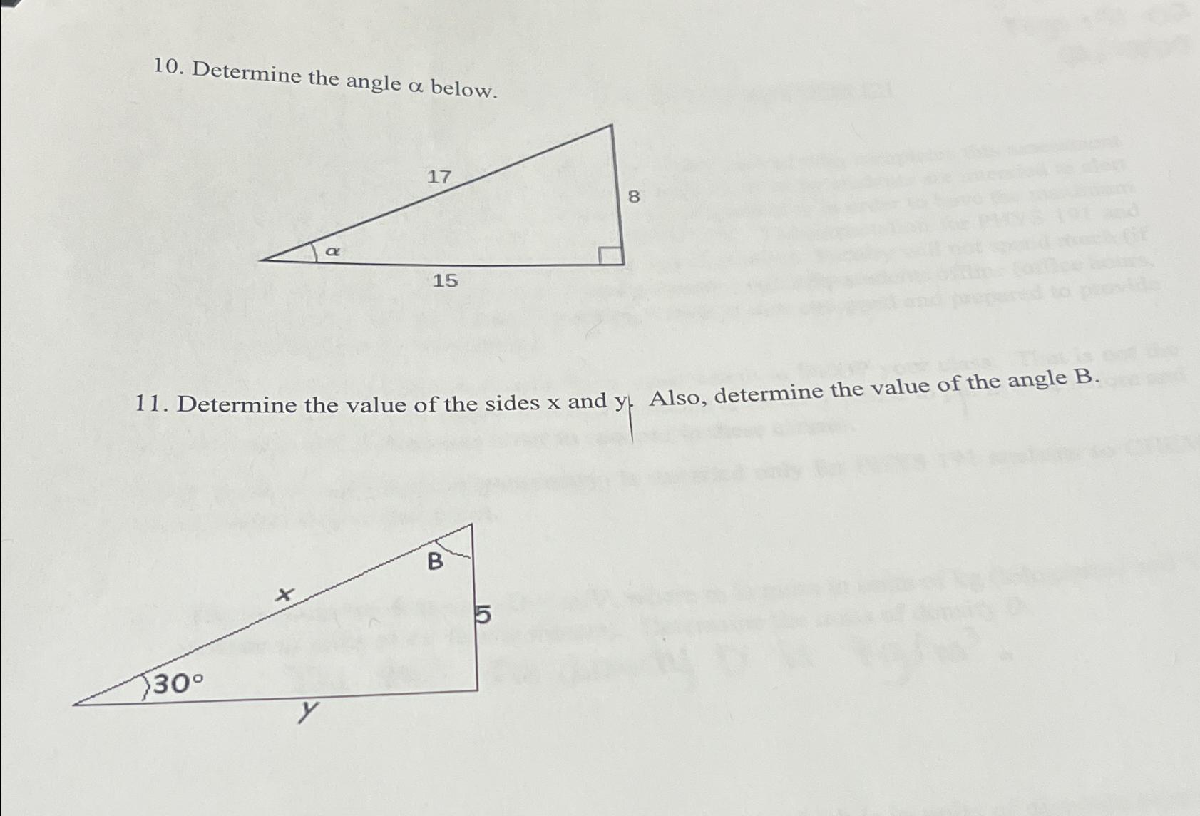Solved Determine the angle α ﻿below.Determine the value of | Chegg.com