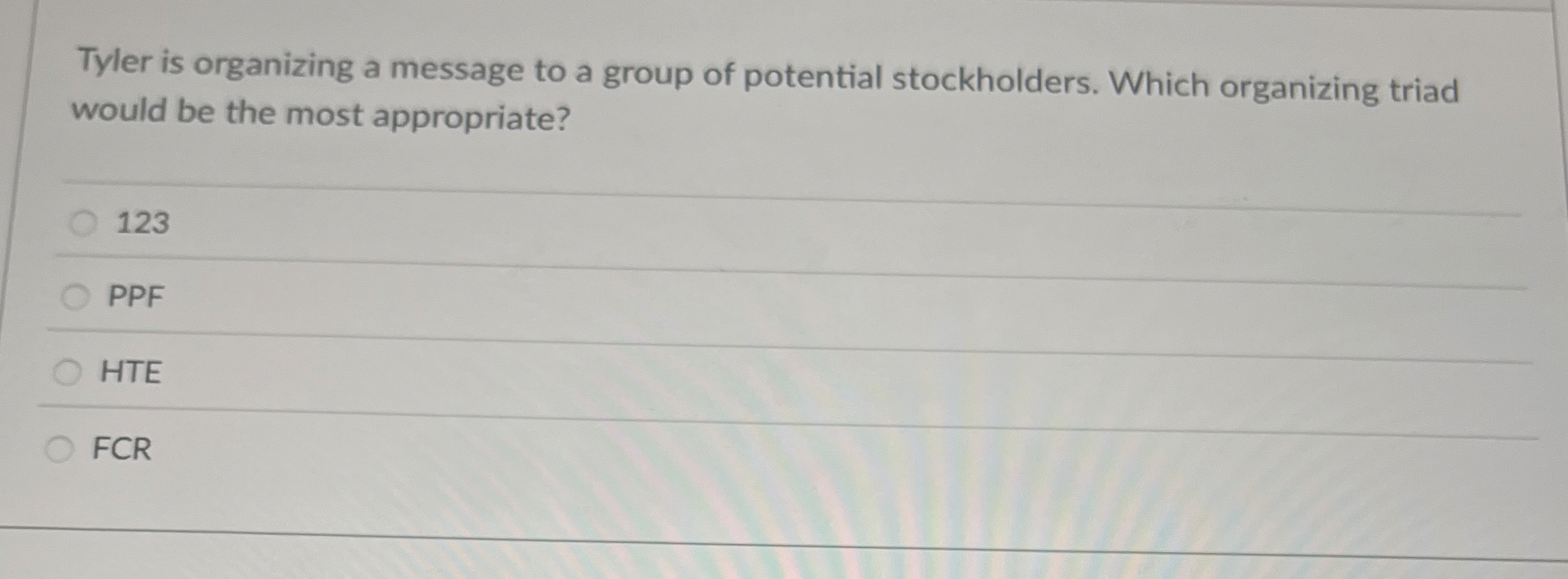 Solved Tyler is organizing a message to a group of potential | Chegg.com