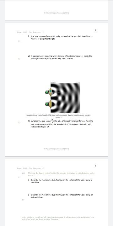 Unit D Module 2. Lesson 5: Two-Point Interference | Chegg.com