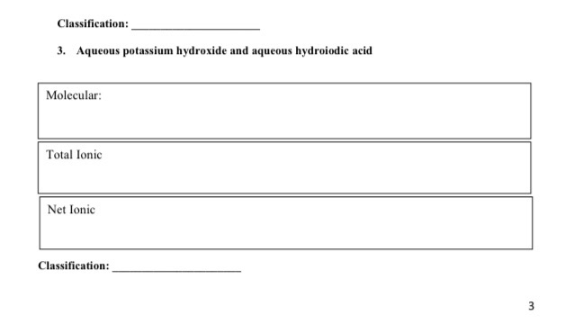 Solved Part 3: Using the solubility rules, write balanced | Chegg.com