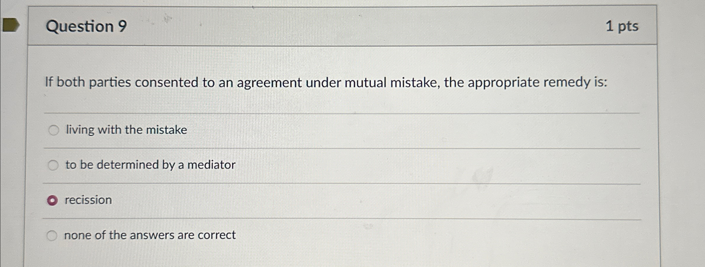 Solved Question 91 ﻿ptsIf both parties consented to an | Chegg.com