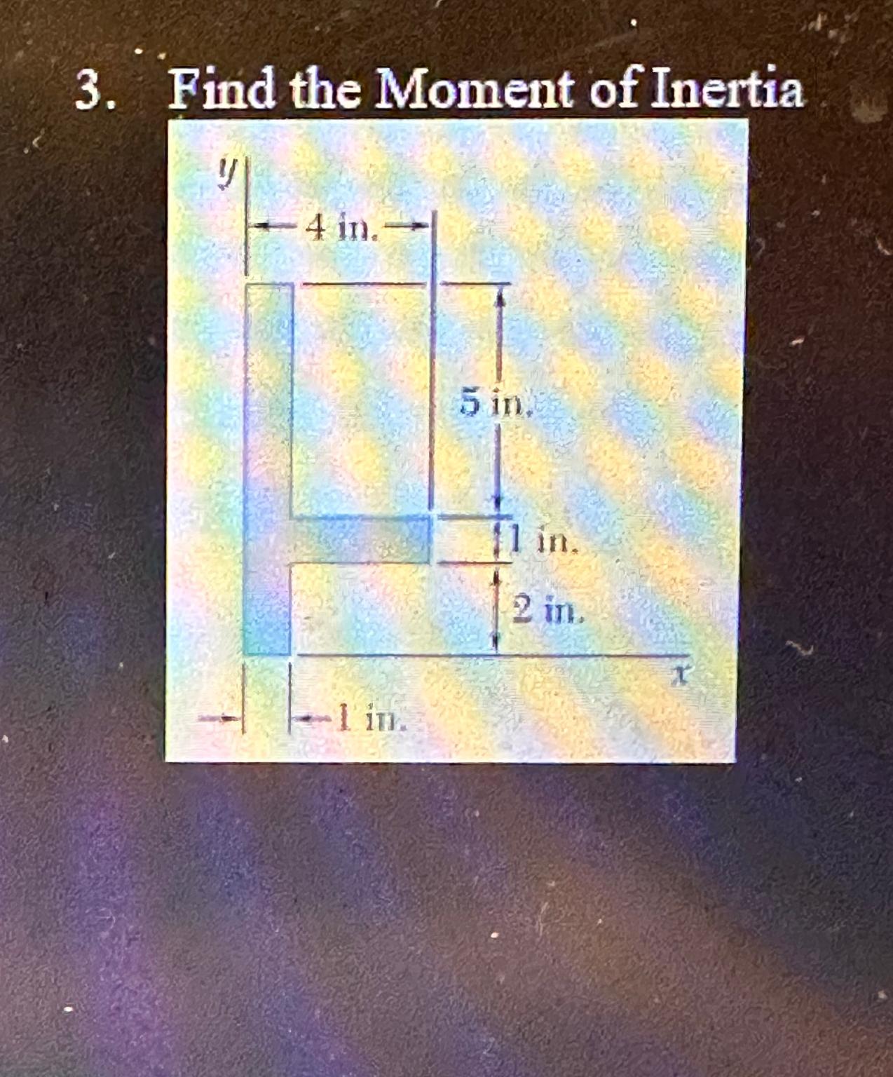 Solved Find the Moment of Inertia | Chegg.com