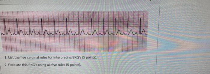 Solved hhhhhh wwwwwwwwwwww 1. List the five cardinal rules | Chegg.com