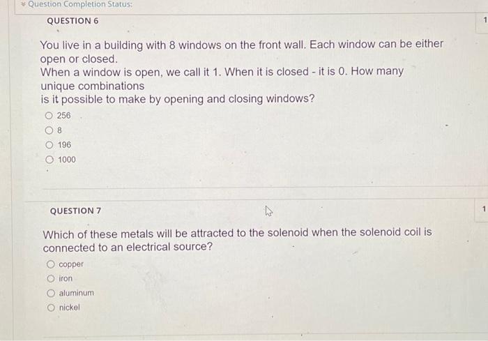 Solved You live in a building with 8 windows on the front | Chegg.com