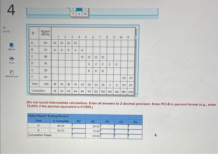 Solved EX13-4 (Algo) Given the following project network.... | Chegg.com