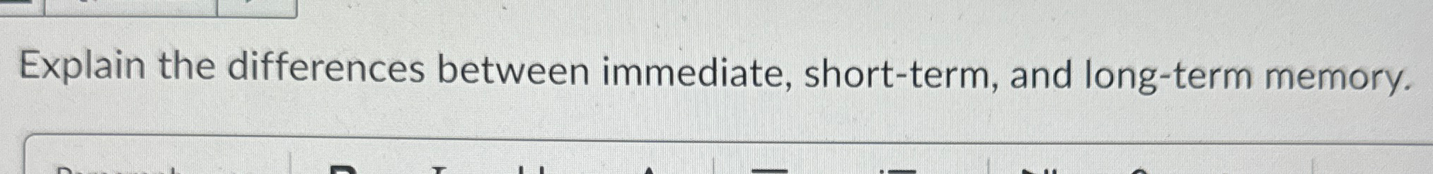 Solved Explain the differences between immediate, | Chegg.com