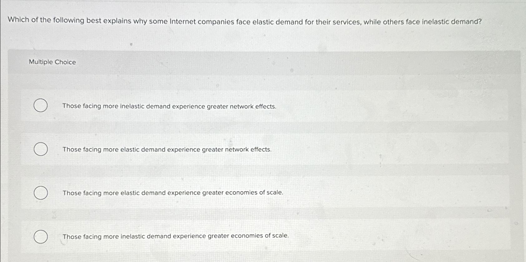 Solved Which of the following best explains why some | Chegg.com